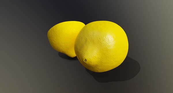3D realistic lemon - TurboSquid 1351865
