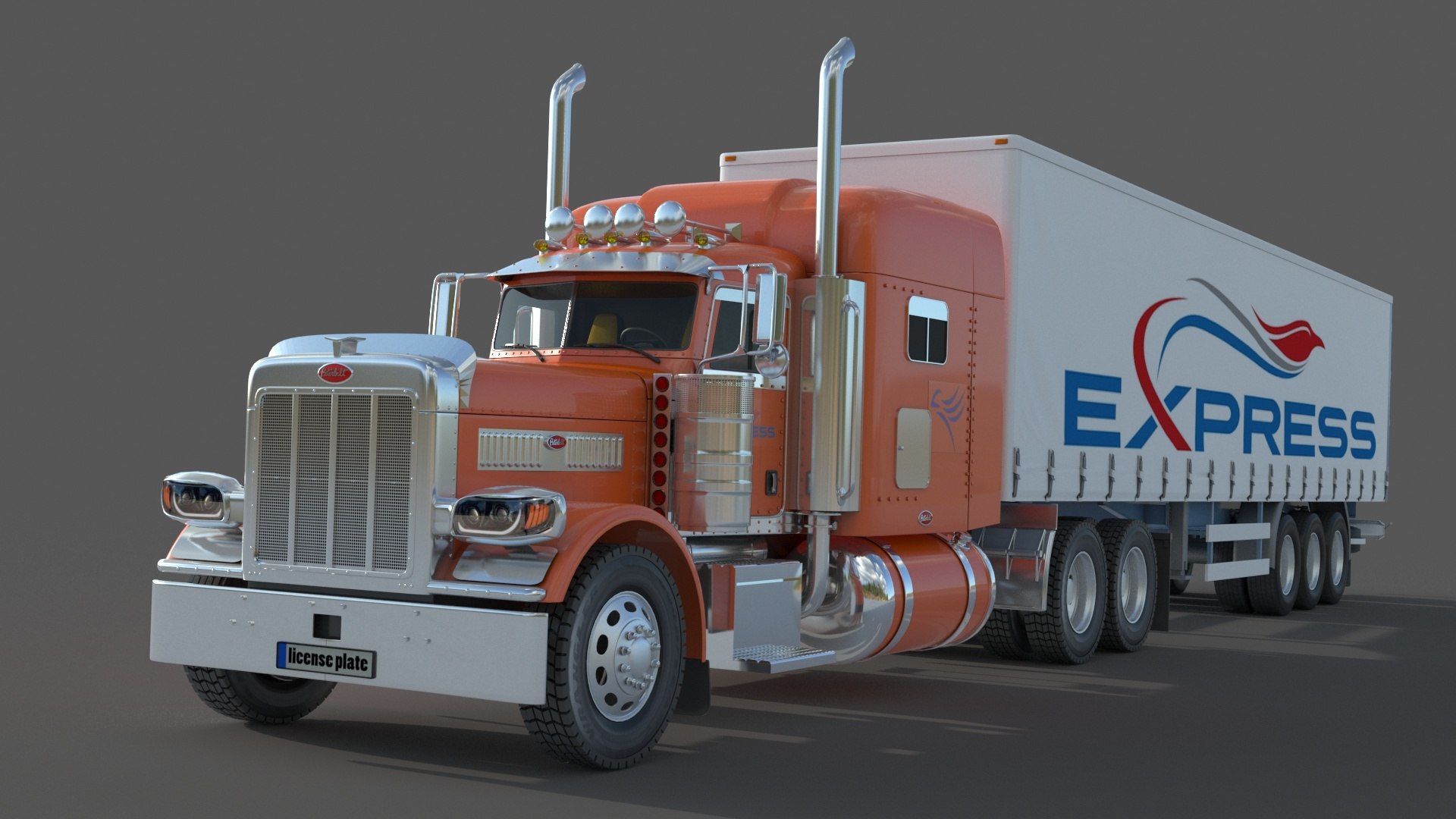 3D Peterbilt 389 Tractor Truck - TurboSquid 2276191