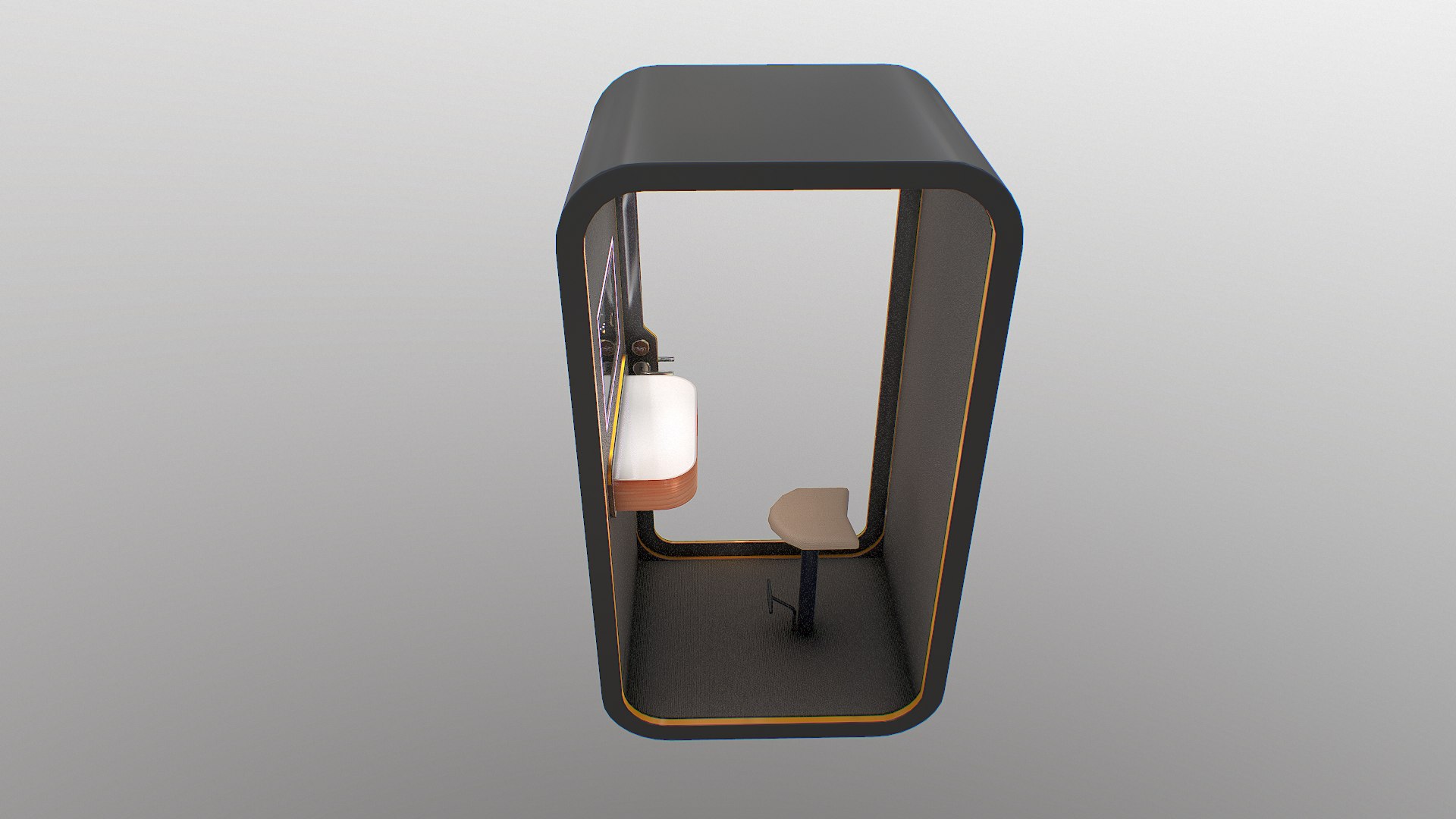 3D Office Pod 3 model - TurboSquid 1891721