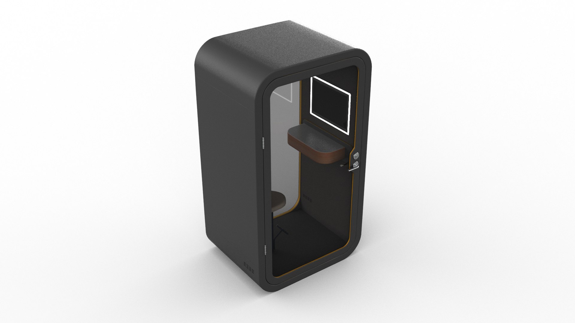 3D Office Pod 3 model - TurboSquid 1891721