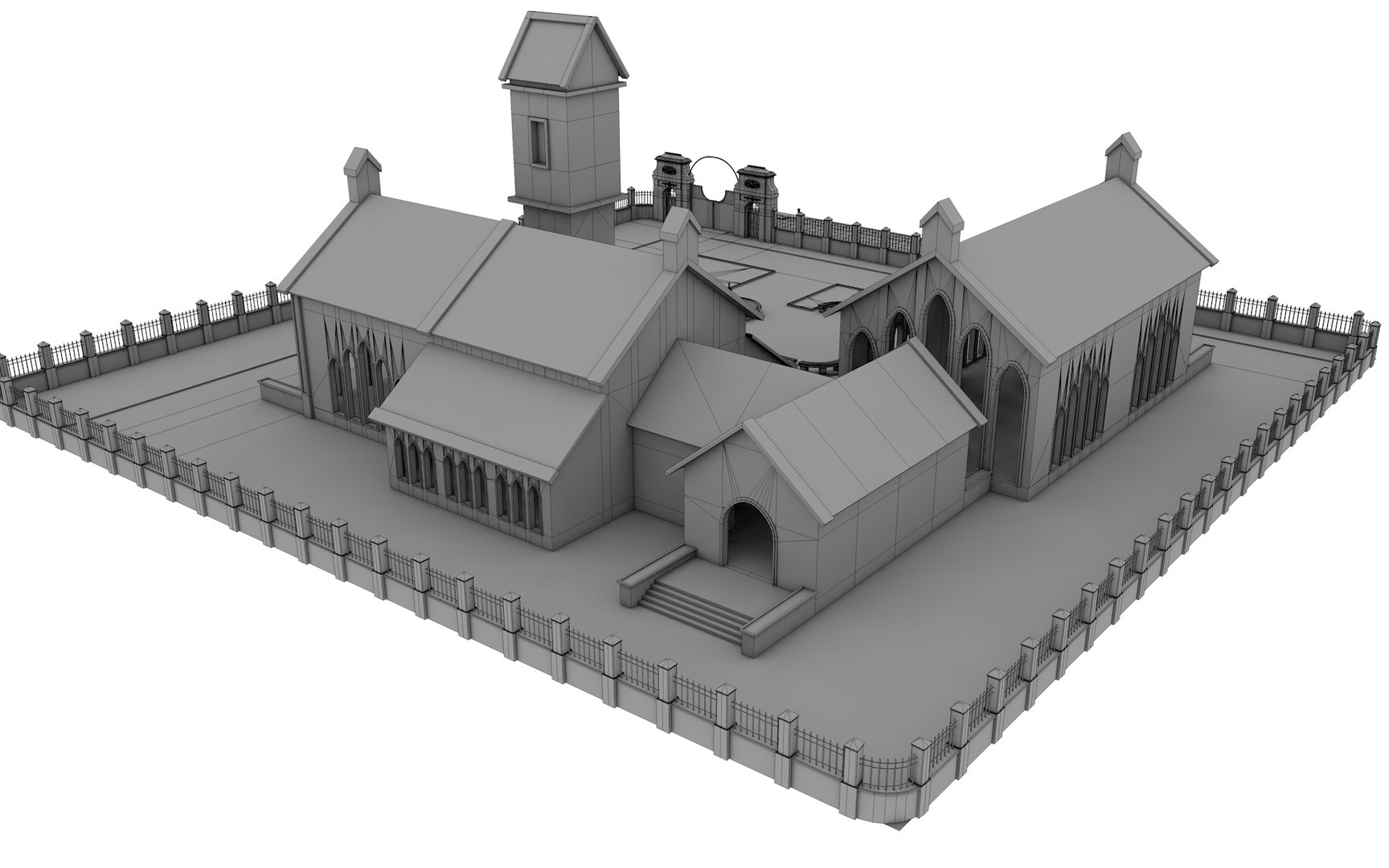 Fantasy Building 01 3D model - TurboSquid 1731035