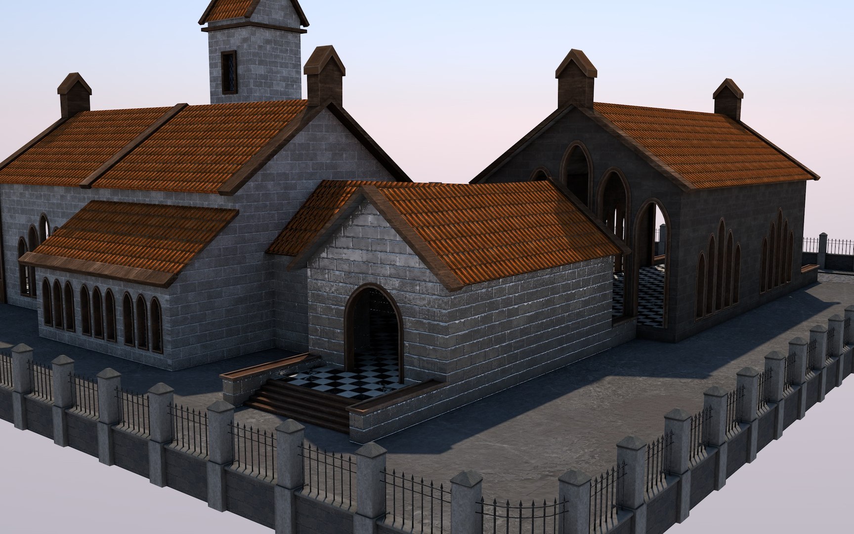 Fantasy Building 01 3D model - TurboSquid 1731035