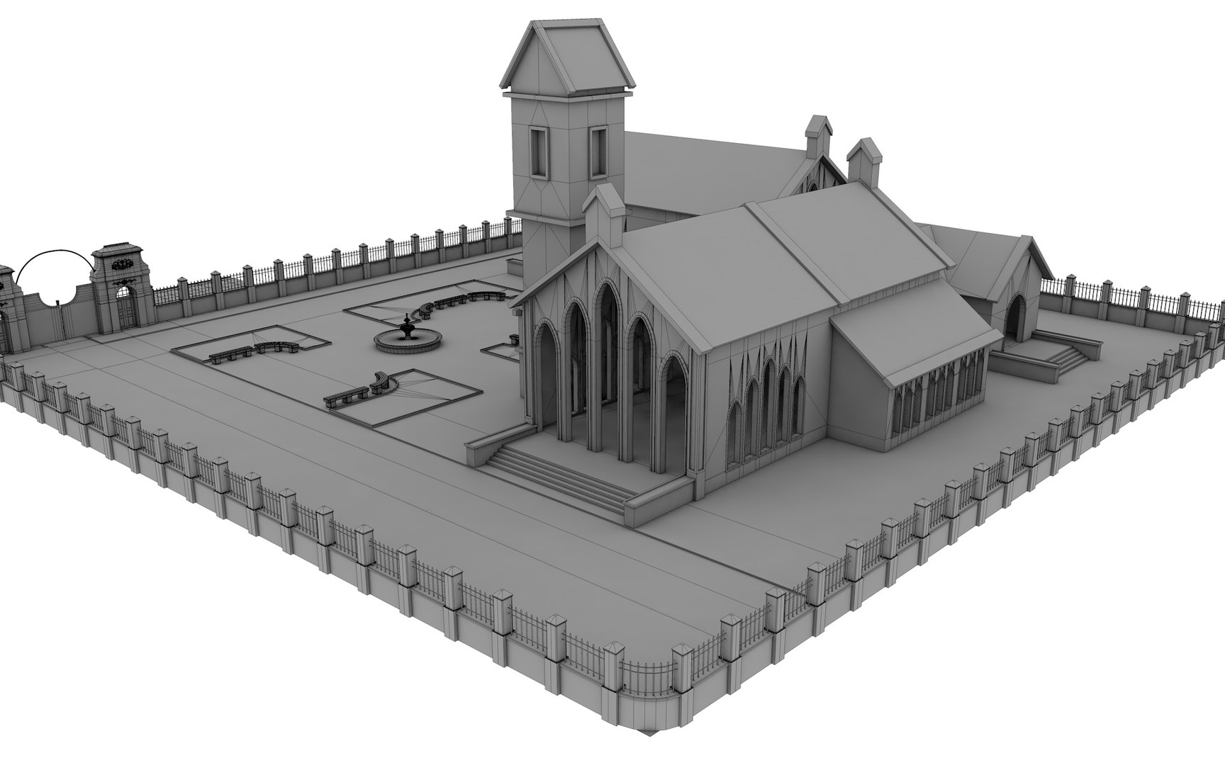 Fantasy Building 01 3D model - TurboSquid 1731035