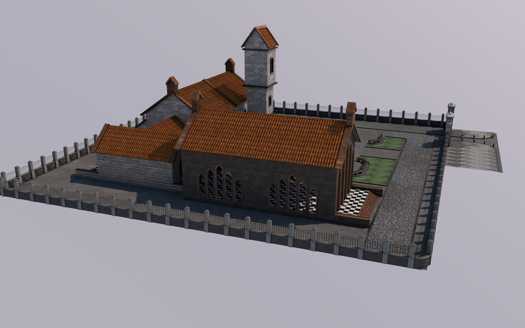 Fantasy Building 01 3D model - TurboSquid 1731035