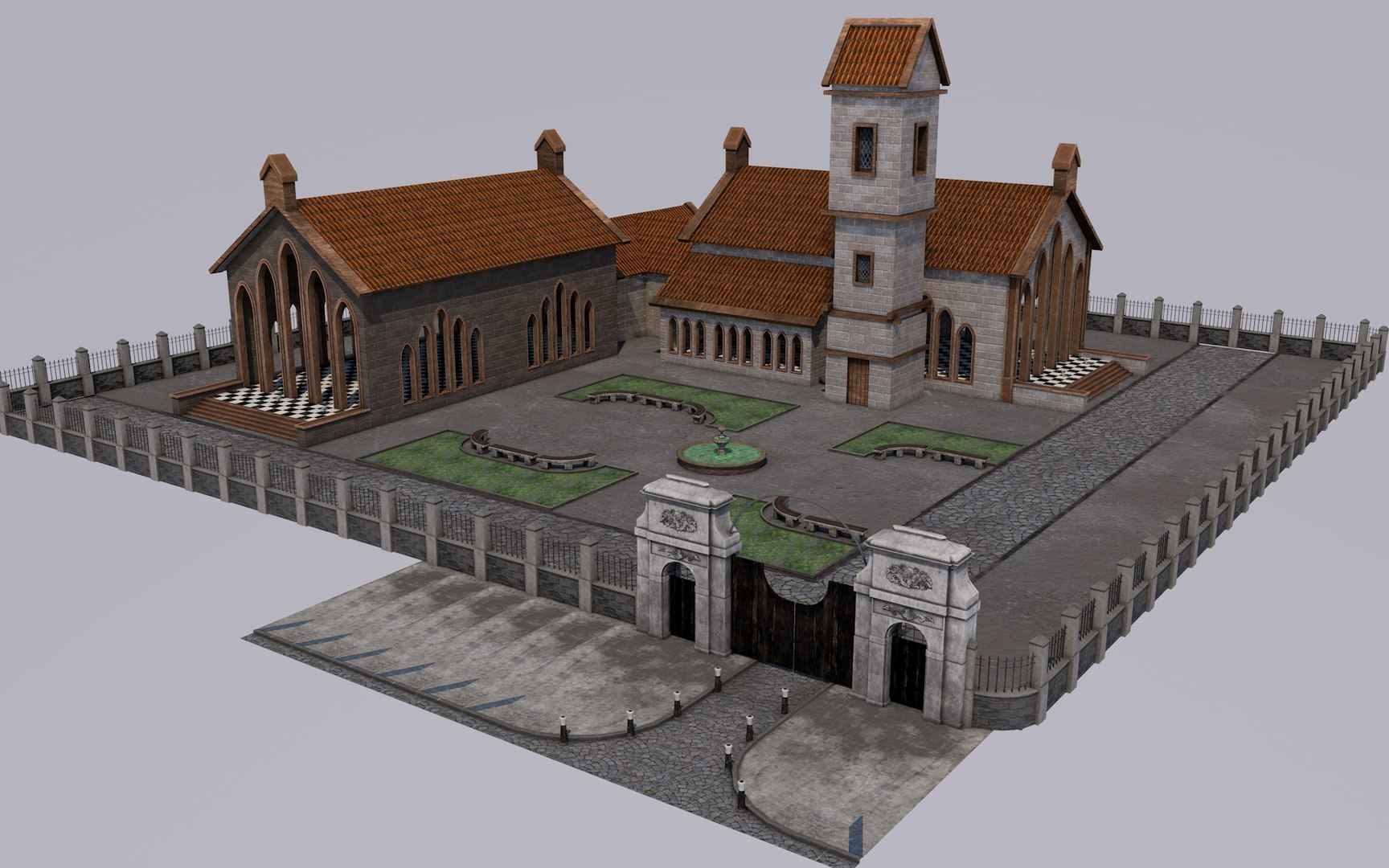 Fantasy Building 01 3D model - TurboSquid 1731035