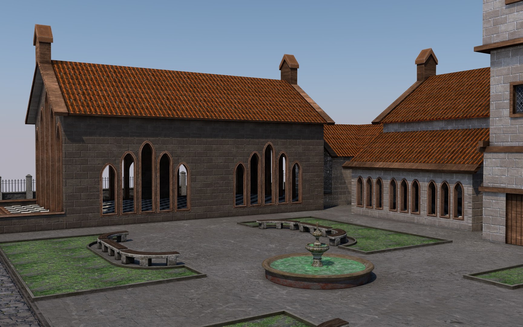 Fantasy Building 01 3D model - TurboSquid 1731035