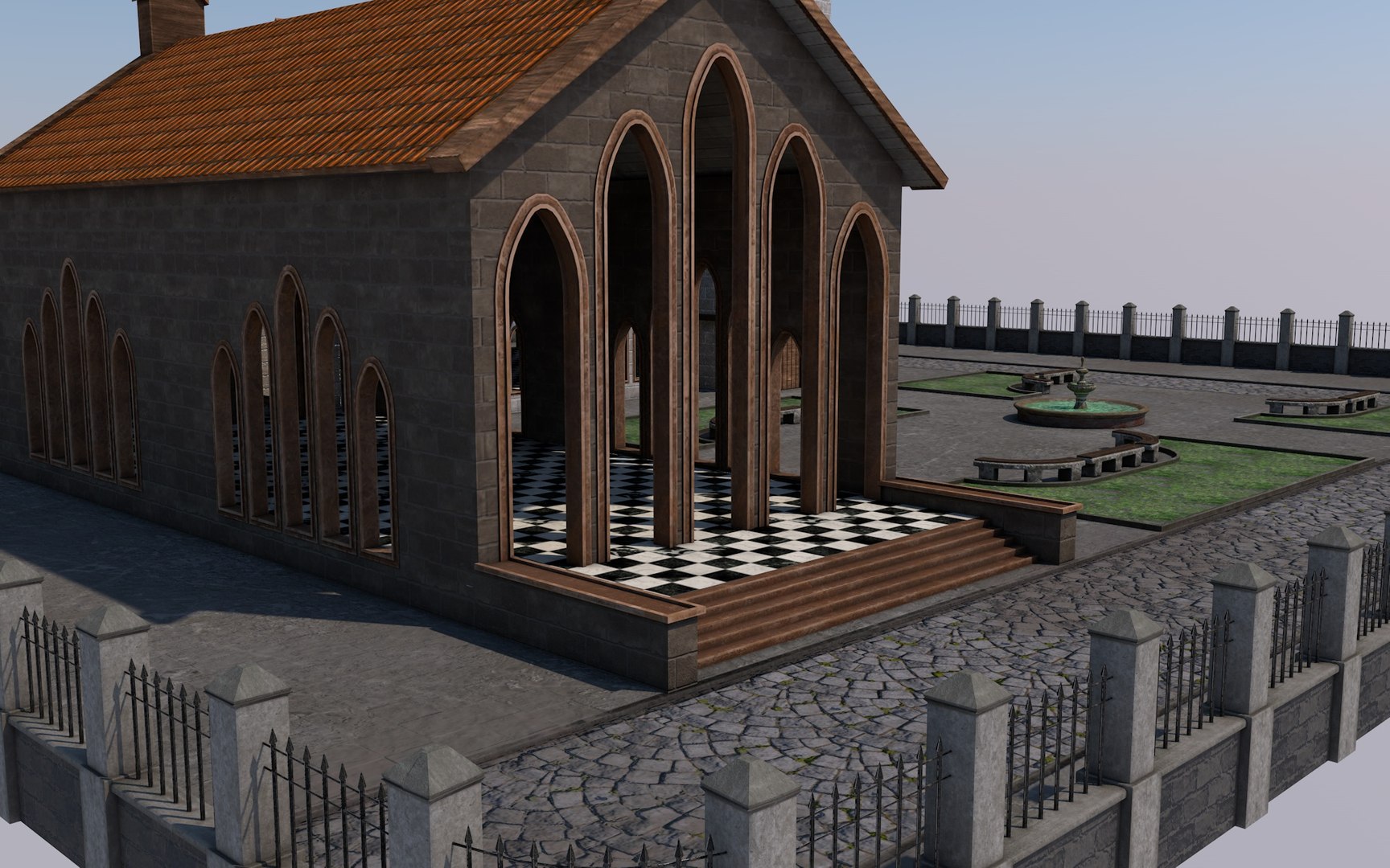 Fantasy Building 01 3D model - TurboSquid 1731035