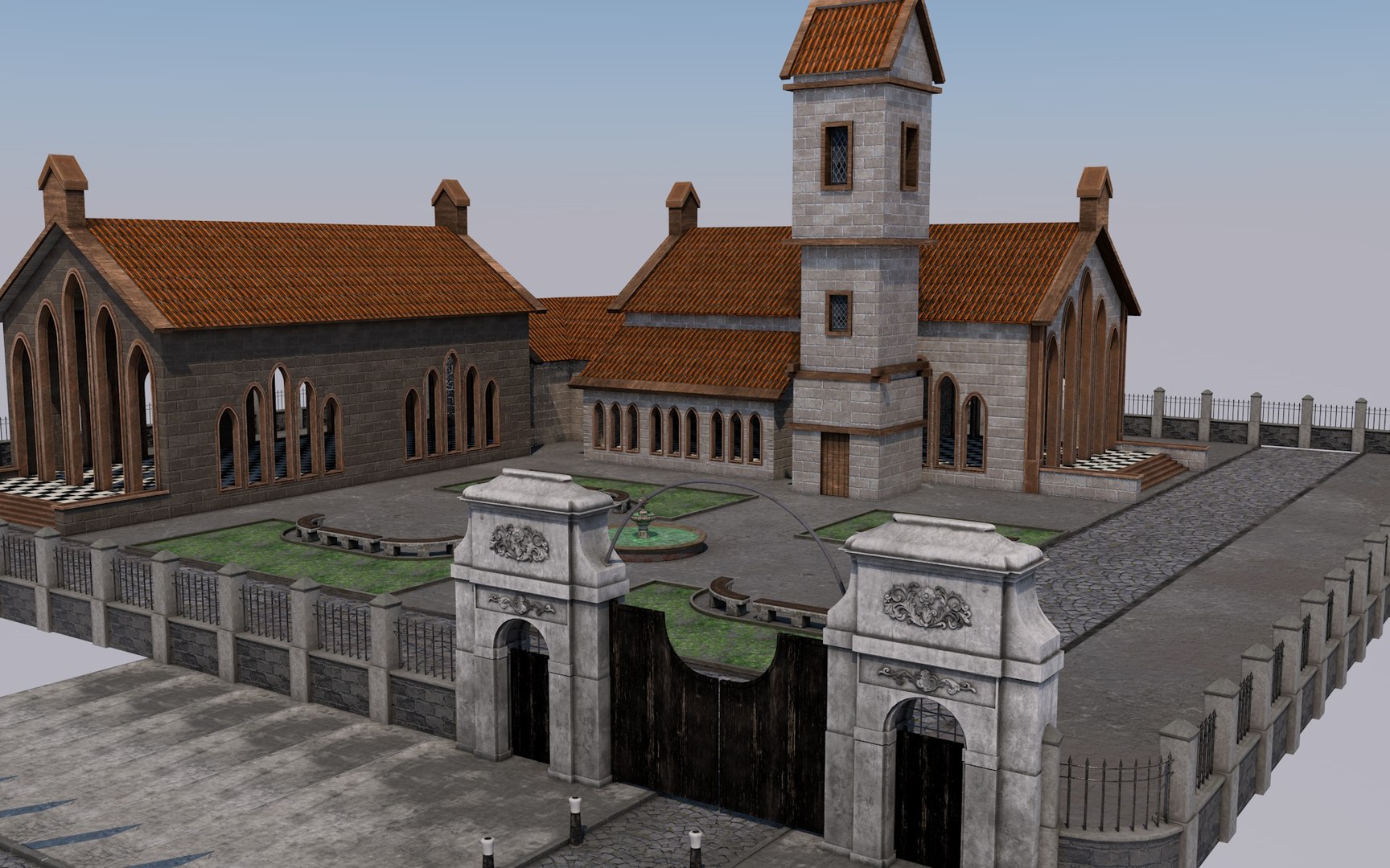 Fantasy Building 01 3D model - TurboSquid 1731035