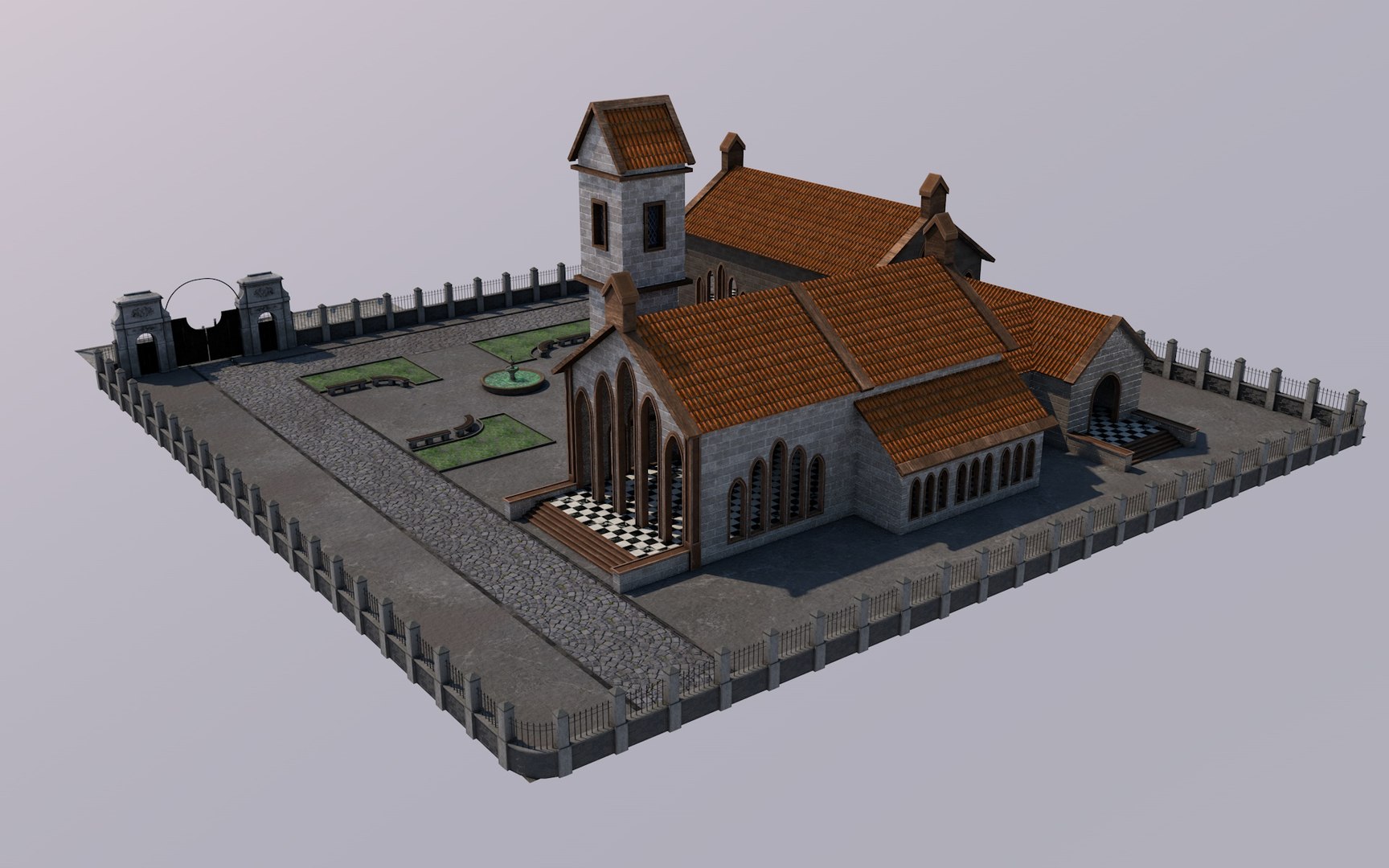 Fantasy Building 01 3D model - TurboSquid 1731035