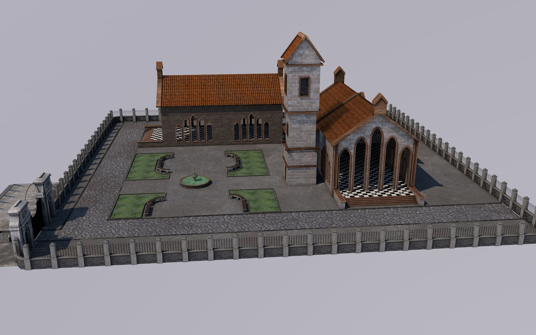 Fantasy Building 01 3D model - TurboSquid 1731035