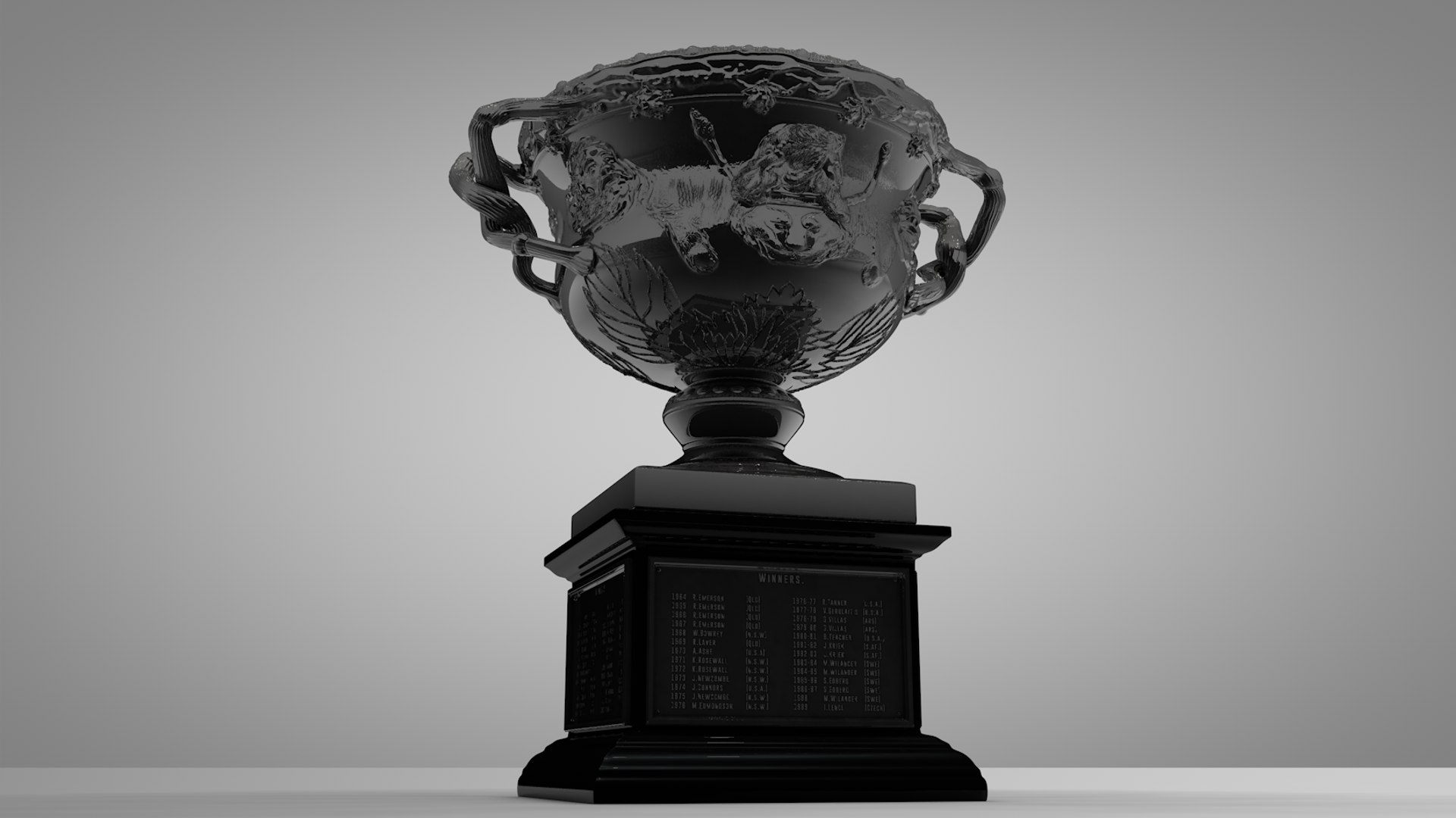 3D Australian Open 2020 Men Model - TurboSquid 1505015