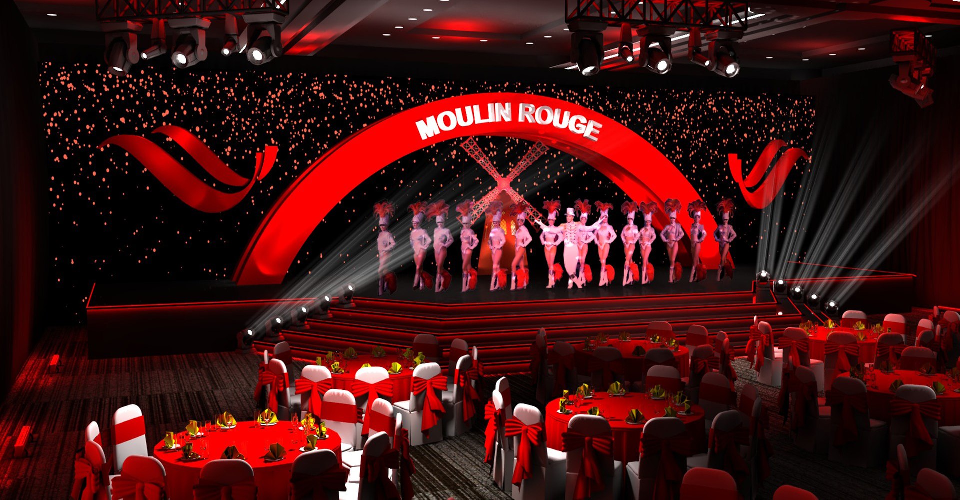 Stage - Moulin Rouge Concept 3D - TurboSquid 1980926
