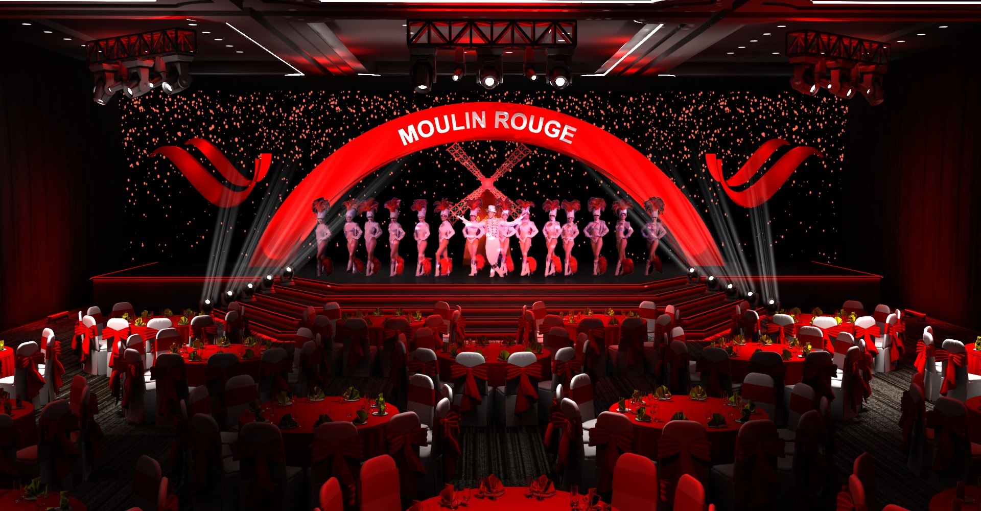 Stage - Moulin Rouge Concept 3D - TurboSquid 1980926
