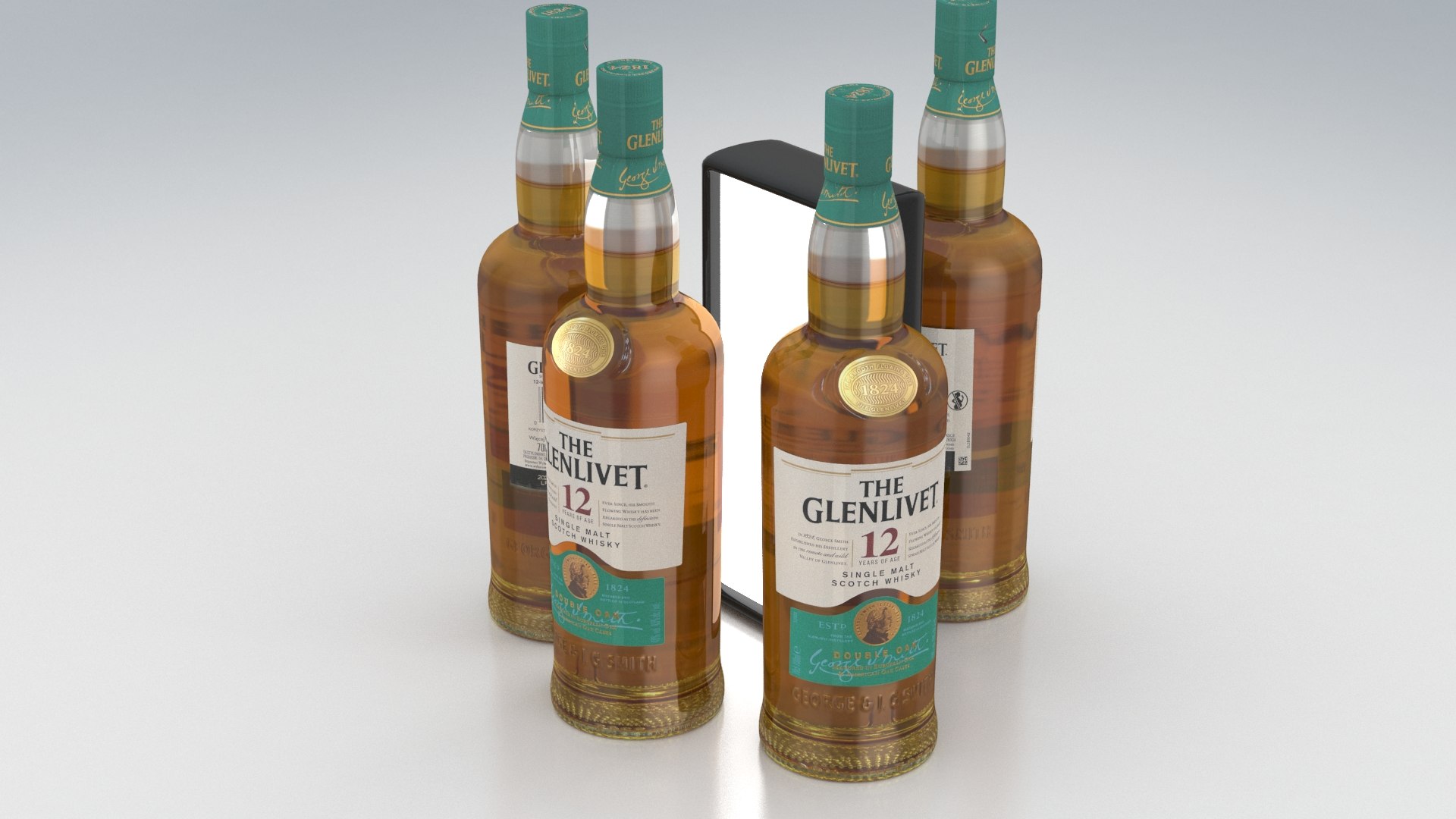 Scotch Whisky Bottle Model - TurboSquid 1583032