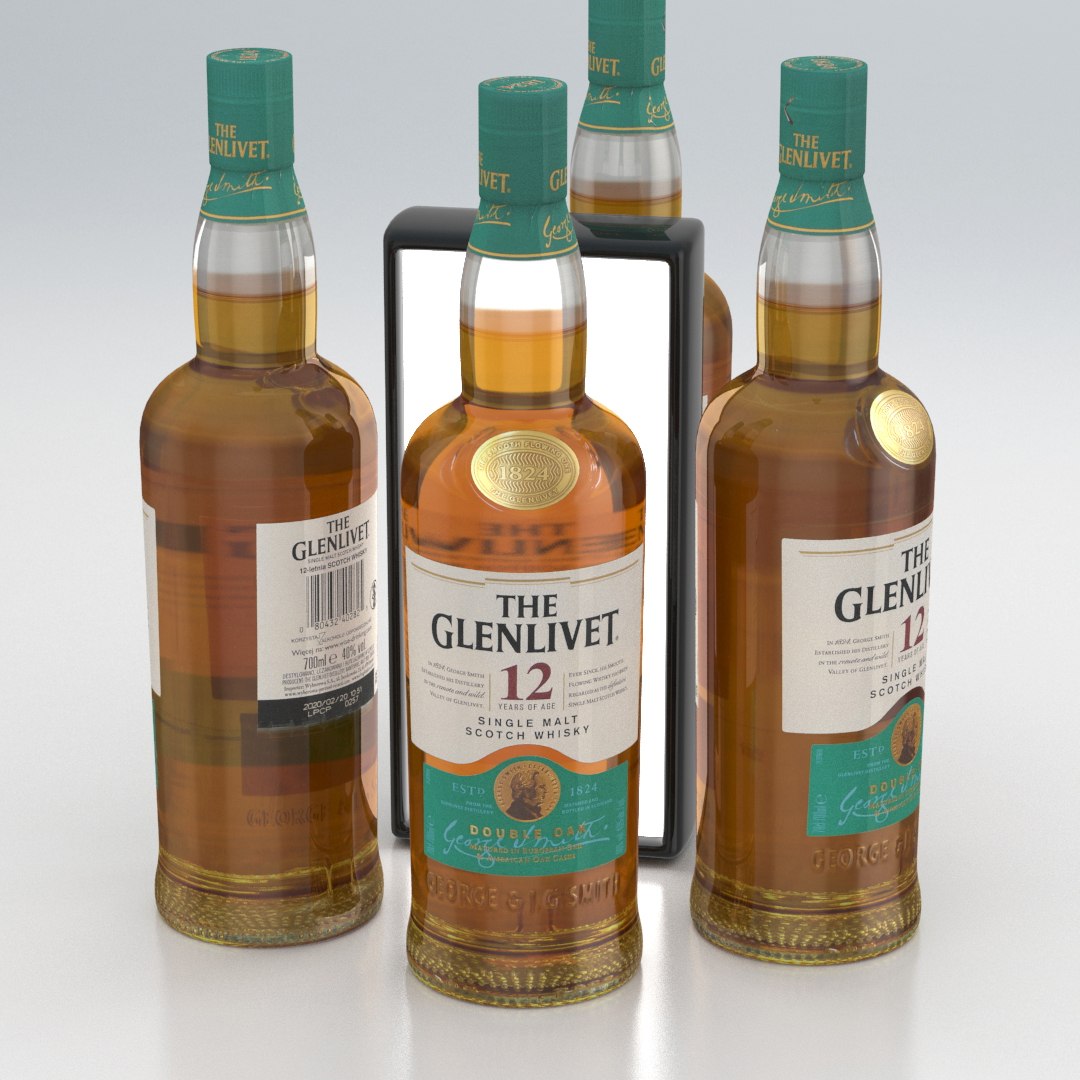 Scotch Whisky Bottle Model - TurboSquid 1583032