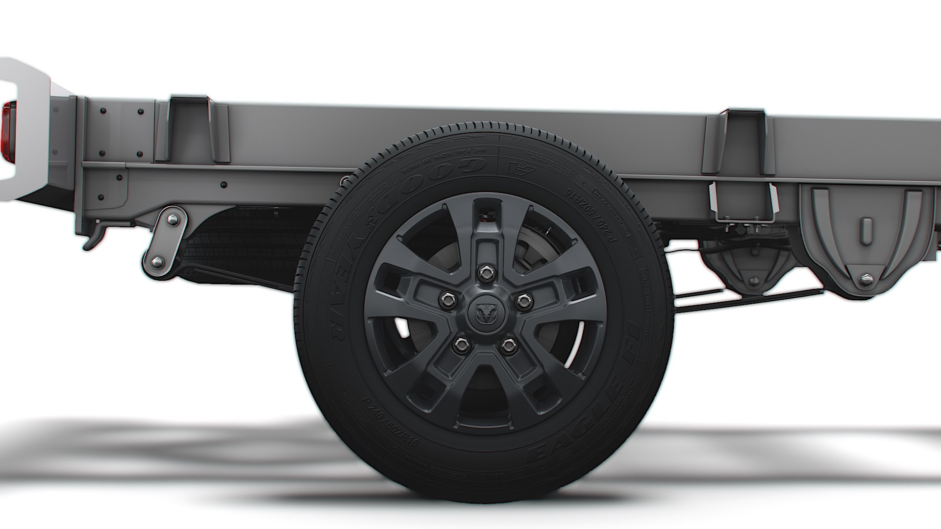 3D Model RAM Promaster Chassis HQ Interior Single Cab 4035 WB 2023 ...