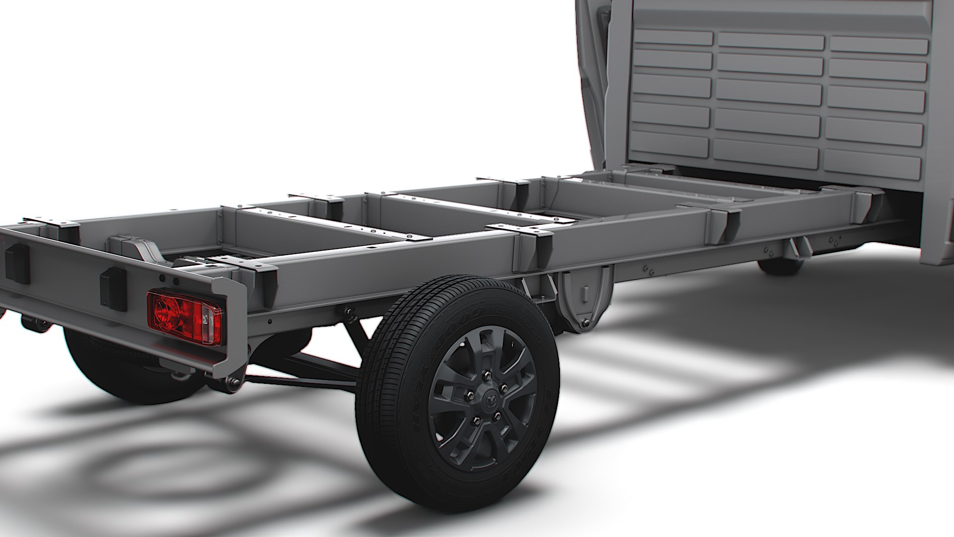 3D Model RAM Promaster Chassis HQ Interior Single Cab 4035 WB 2023 ...