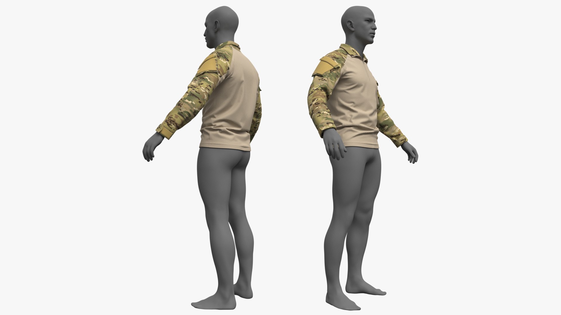 3D Crye G3 Combat Shirt - Marvelous Designer - TurboSquid 1947546