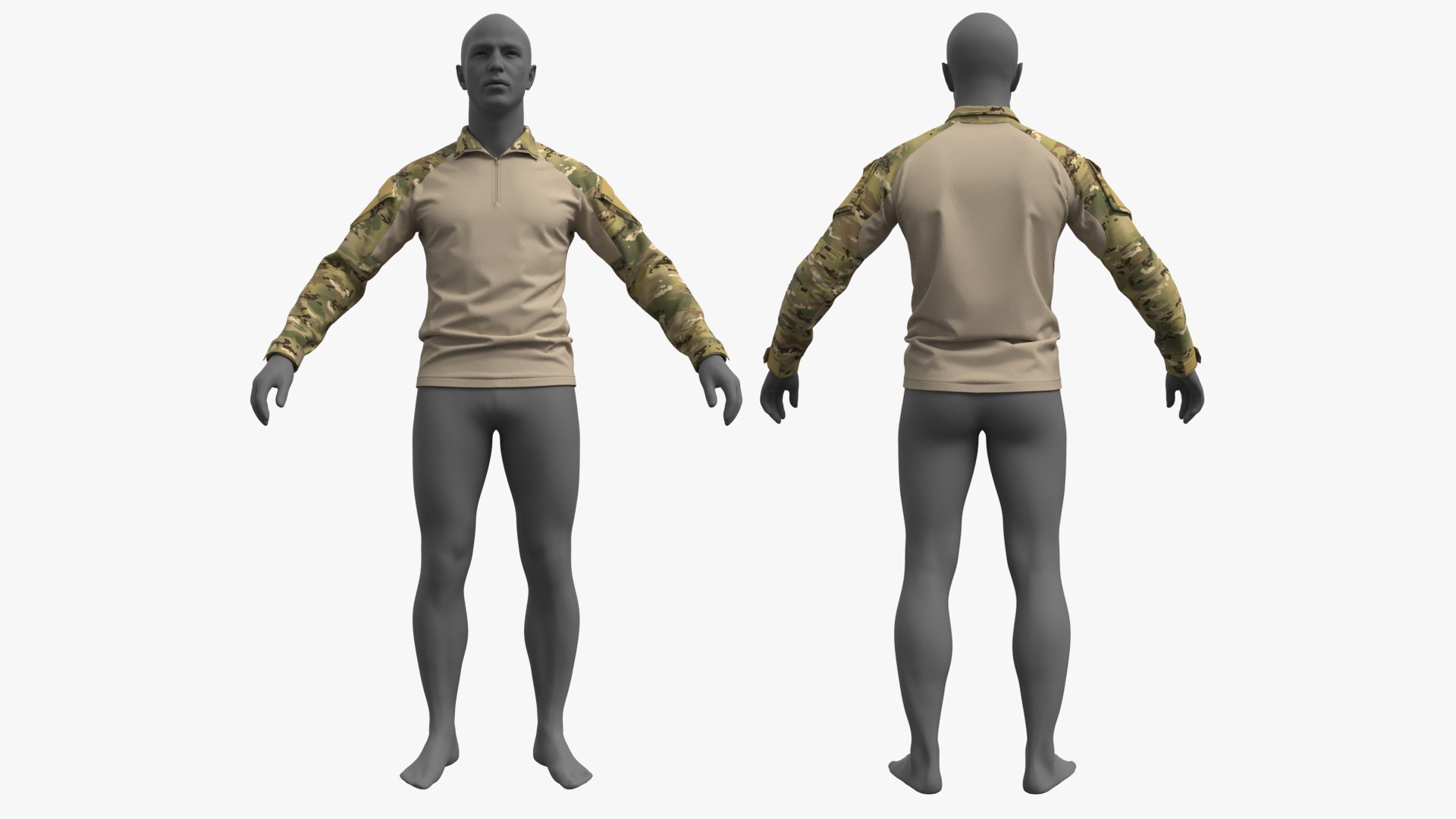 3D Crye G3 Combat Shirt - Marvelous Designer - TurboSquid 1947546