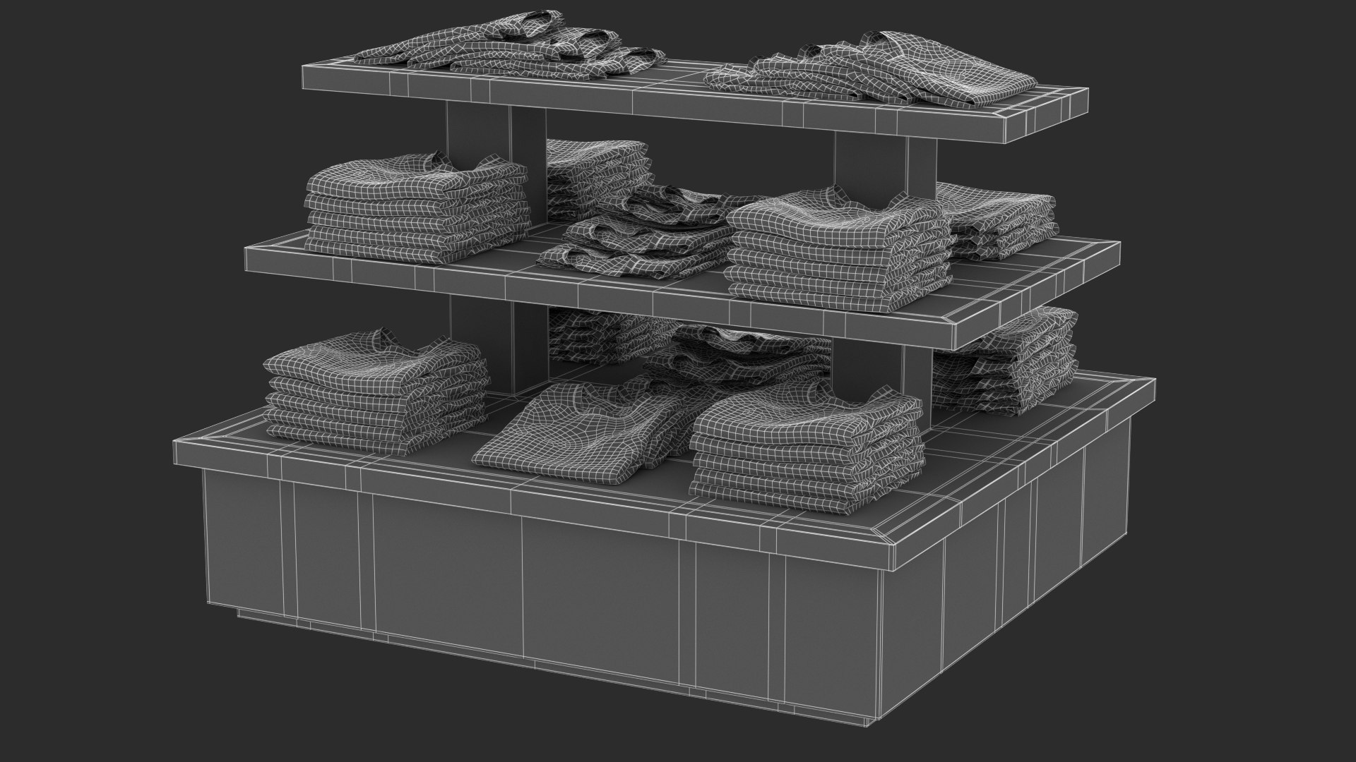 T-Shirt Pyramid Display(1) 3D Model - TurboSquid 1982668