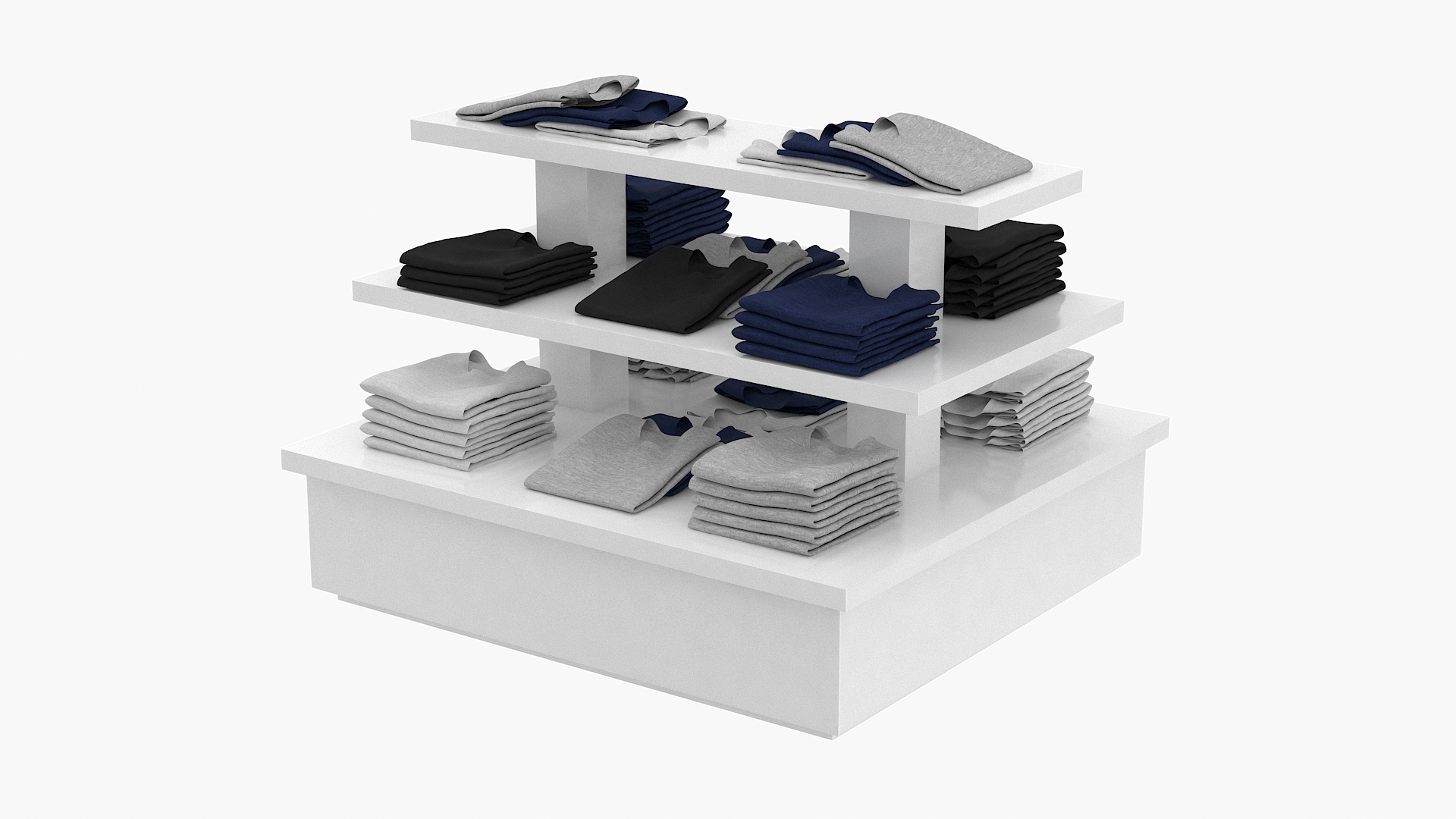 T-Shirt Pyramid Display(1) 3D Model - TurboSquid 1982668