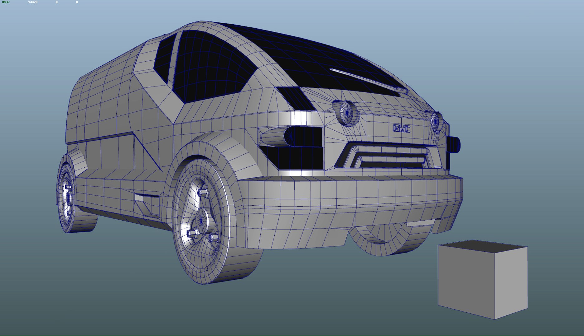 3d Model Concept Delivery Van