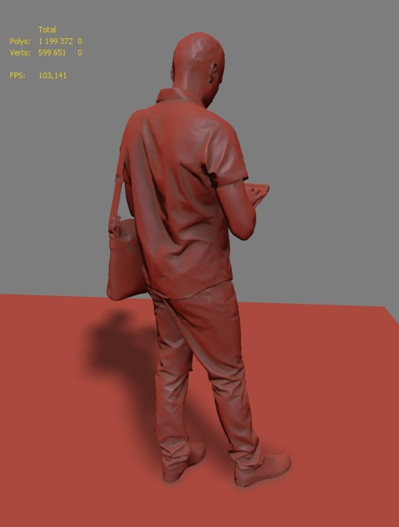 3d Architectural People Model