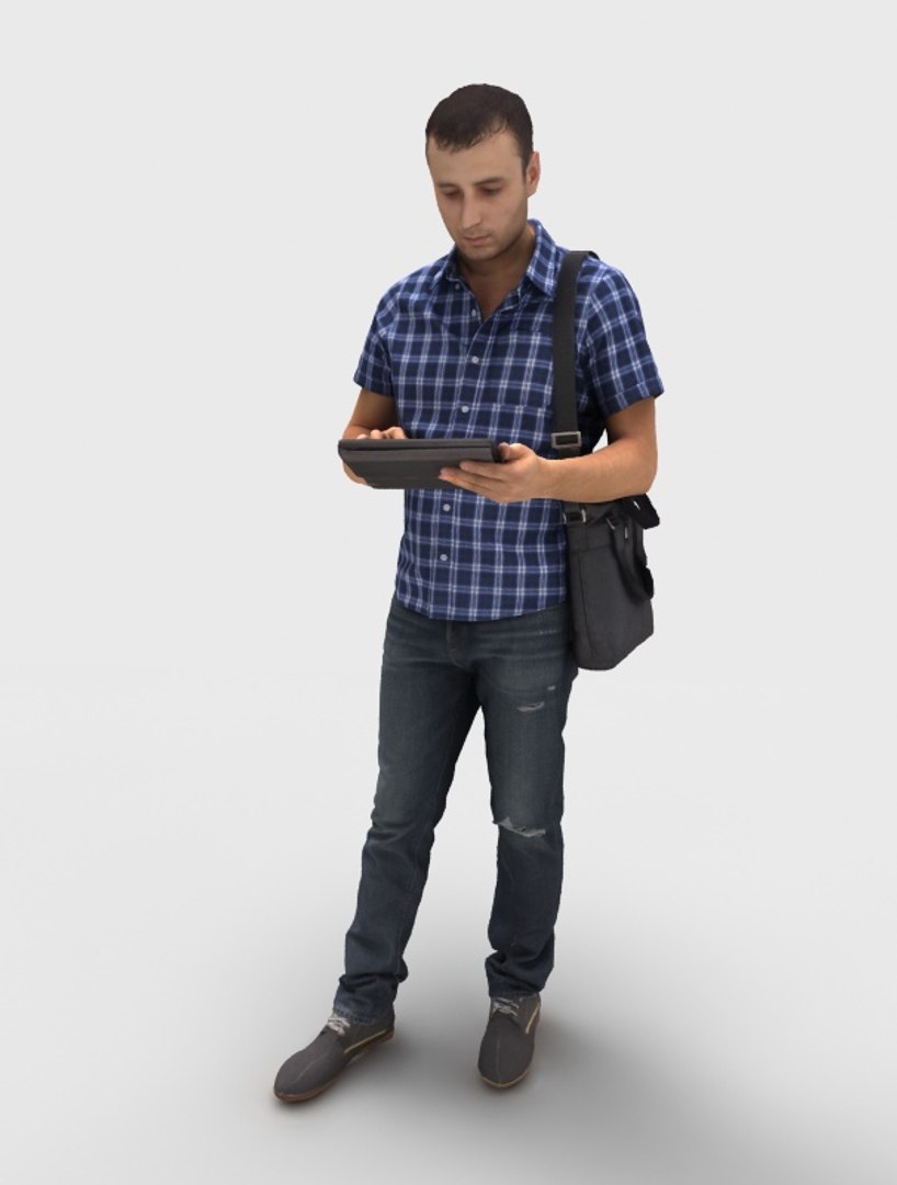 3d Architectural People Model