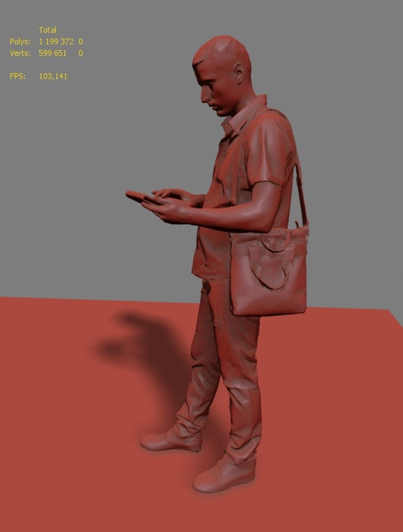 3d Architectural People Model