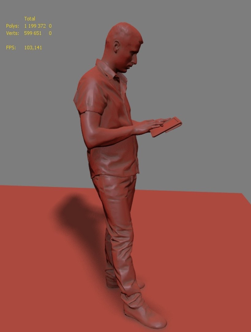 3d Architectural People Model
