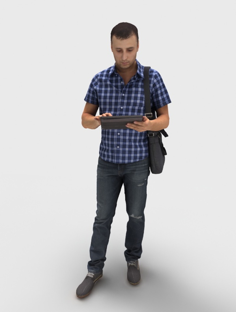 3d Architectural People Model