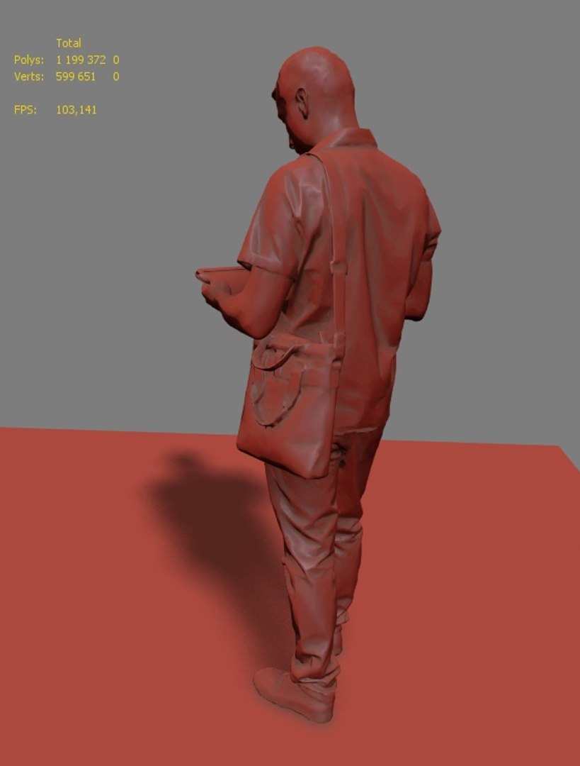 3d Architectural People Model