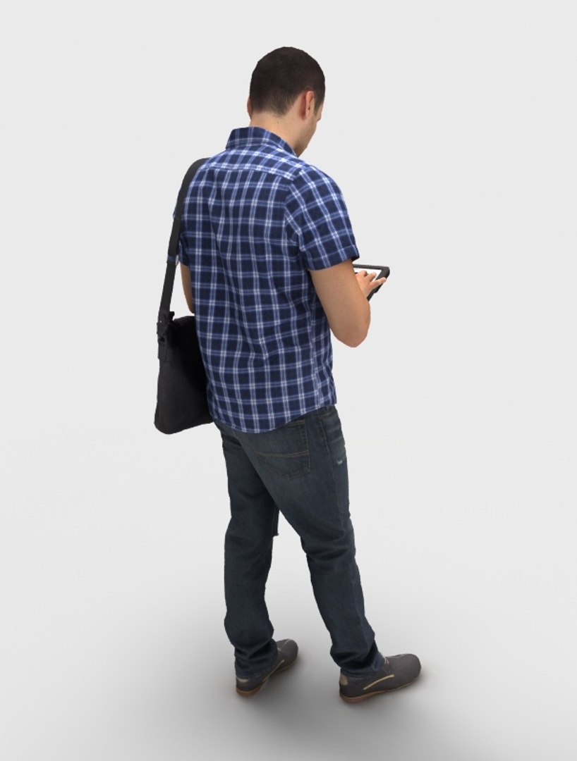 3d Architectural People Model