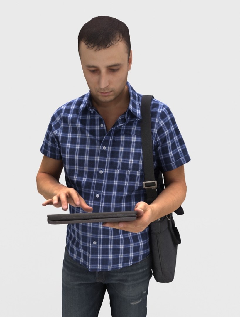 3d Architectural People Model