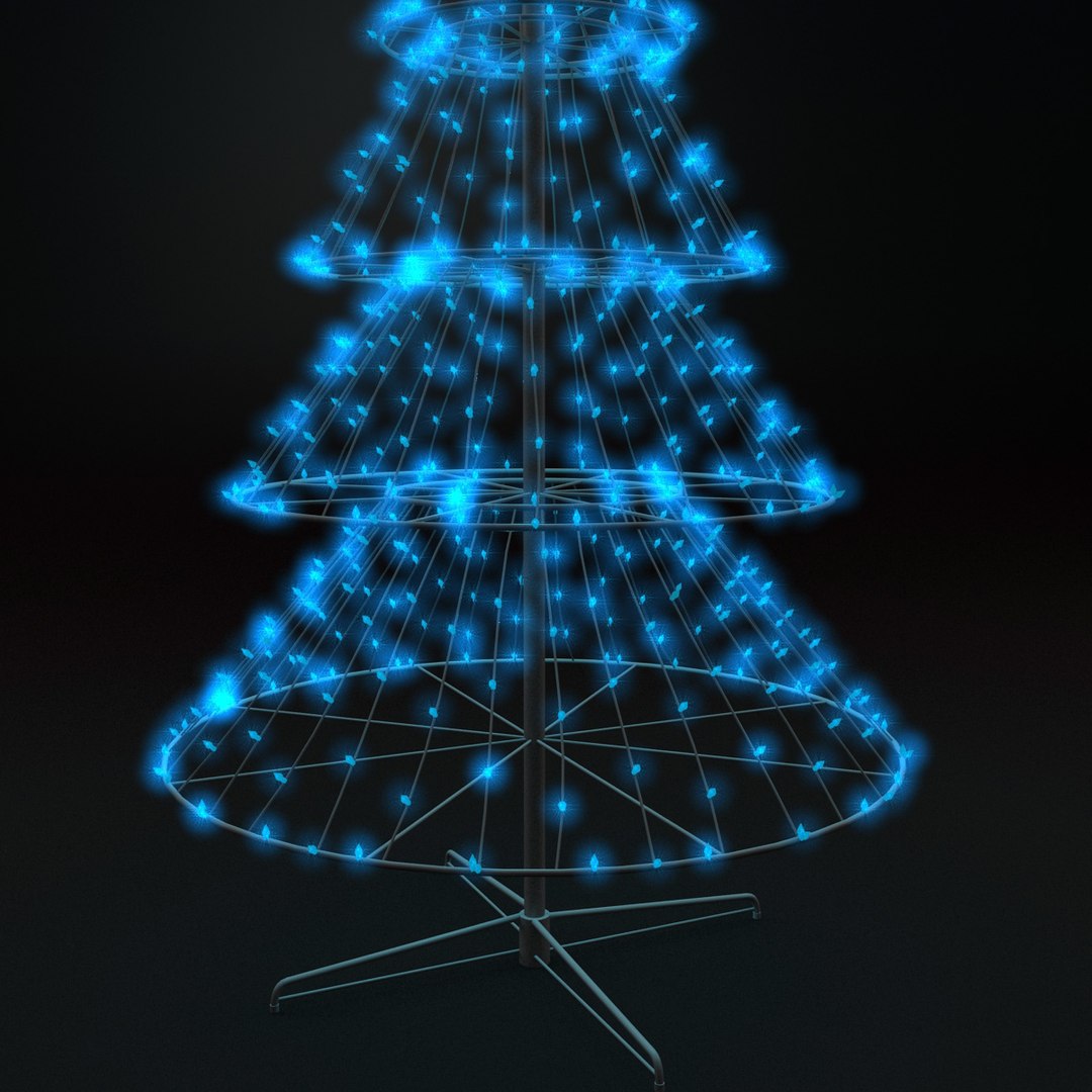 3d Model New Year Tree V10