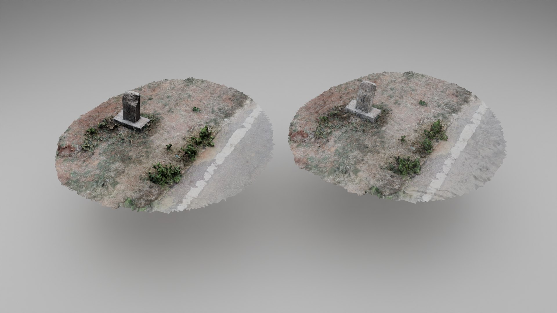 3D Roadside Piller Photoscan Retopo Model - TurboSquid 2069970