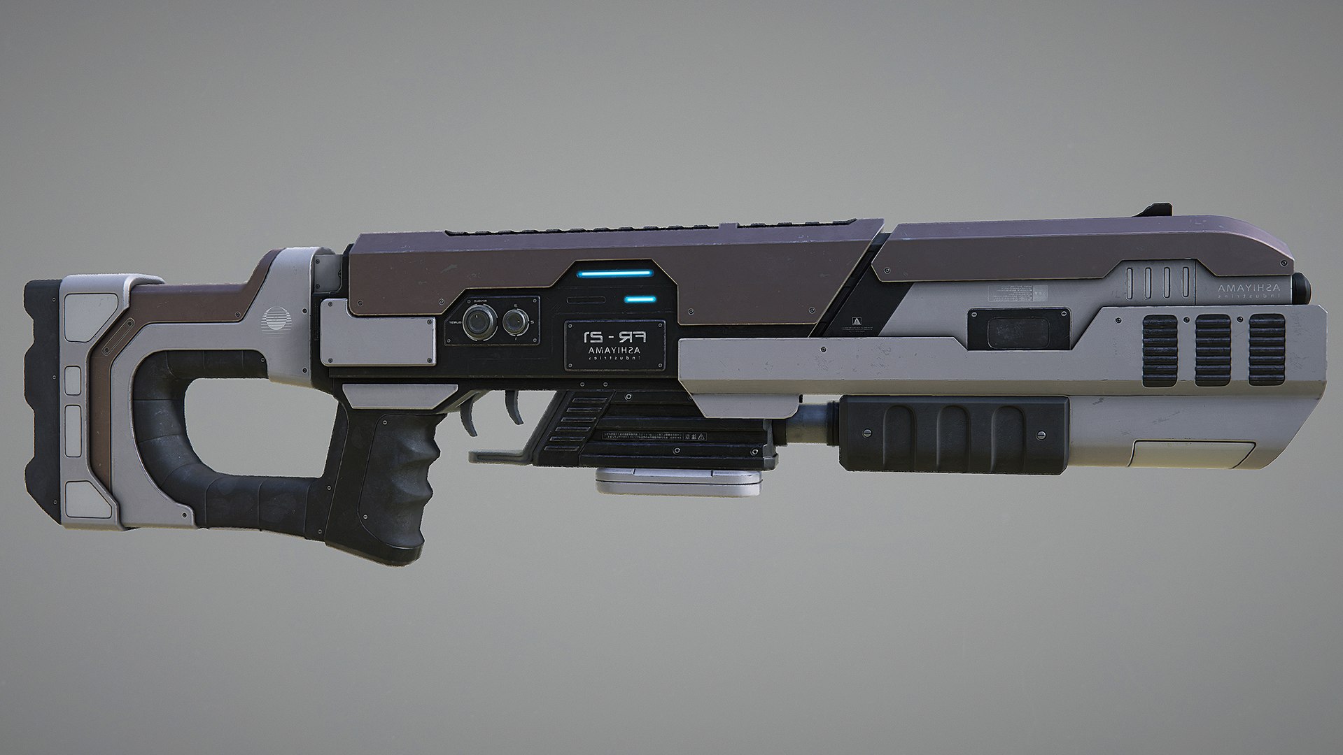 Laser Rifle Pbr 3d Model