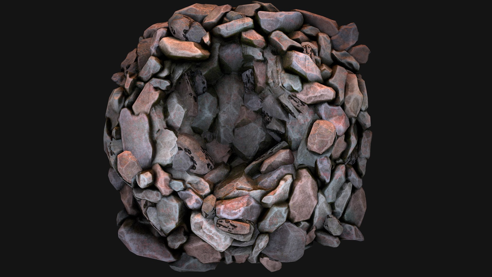 Coal Deposits For Mine Rocks And Ore 3D Model - TurboSquid 2315866