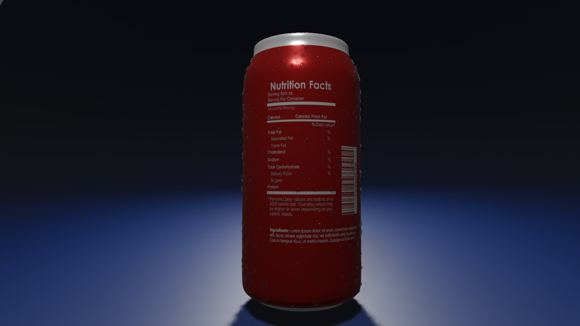 3D Can Drink model - TurboSquid 2037835