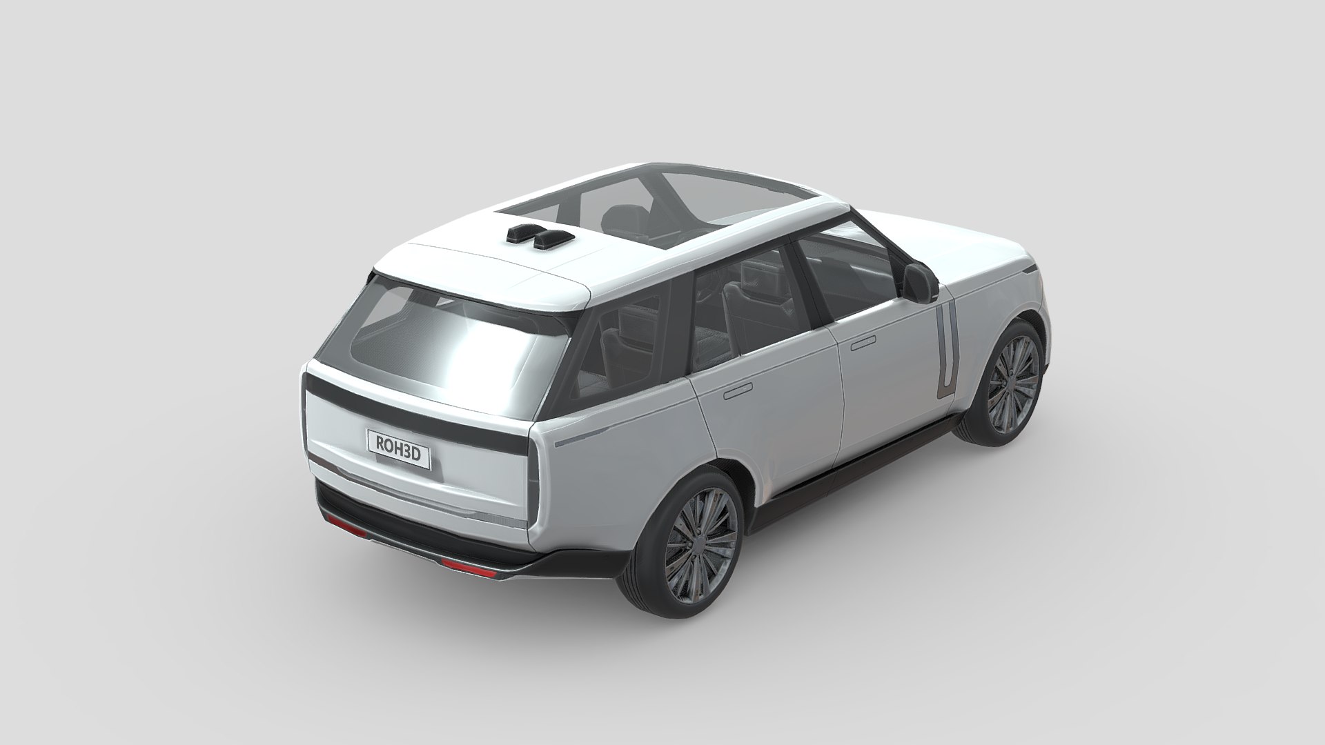 3D Model Low Poly Car - Land Rover Range Rover 2022 - TurboSquid 2087046
