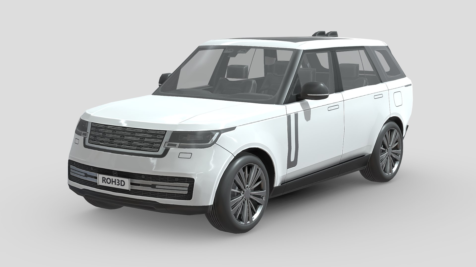 3D Model Low Poly Car - Land Rover Range Rover 2022 - TurboSquid 2087046