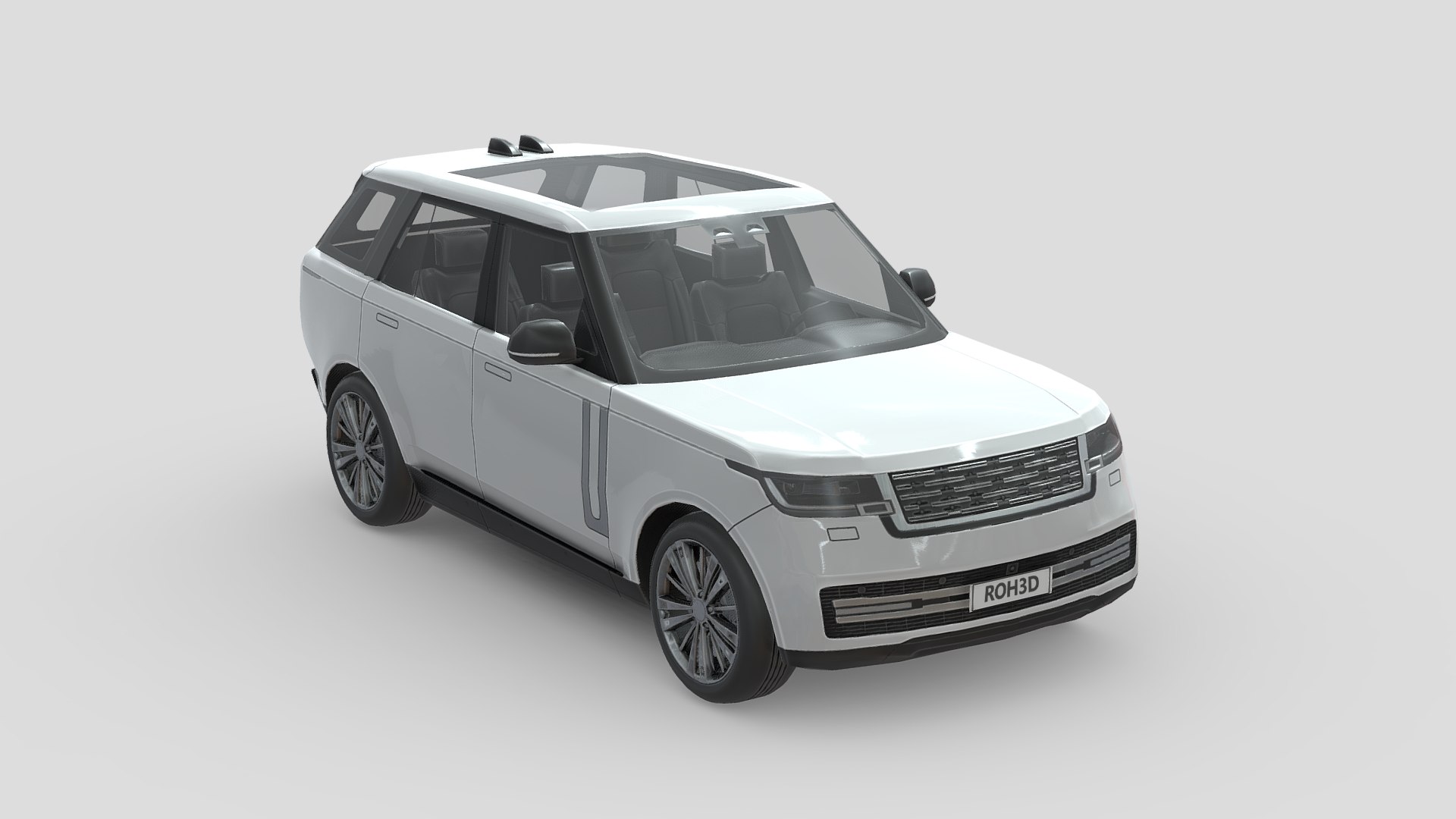 3D Model Low Poly Car - Land Rover Range Rover 2022 - TurboSquid 2087046