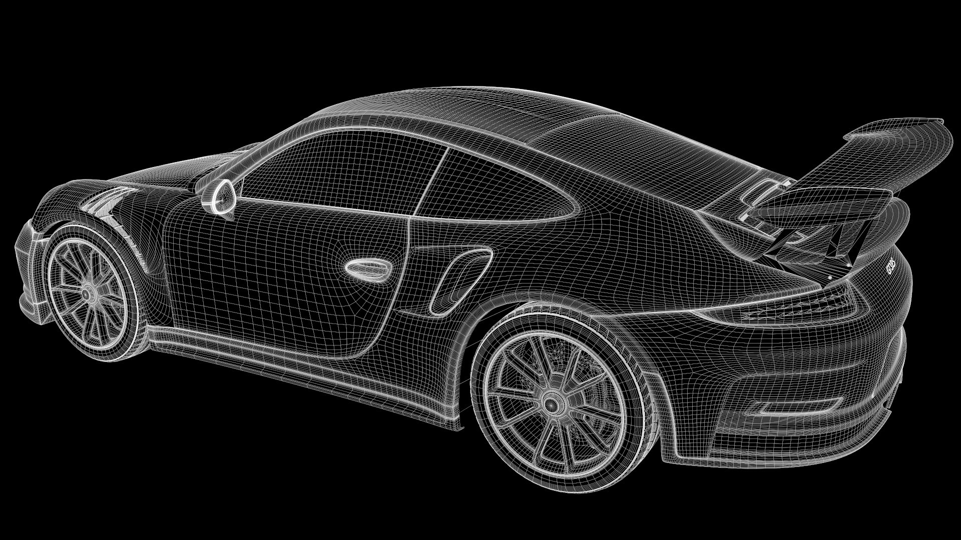 3D Porsche 911 GT3 RS-Rigged And Textured-unreal-vray-redshift ...