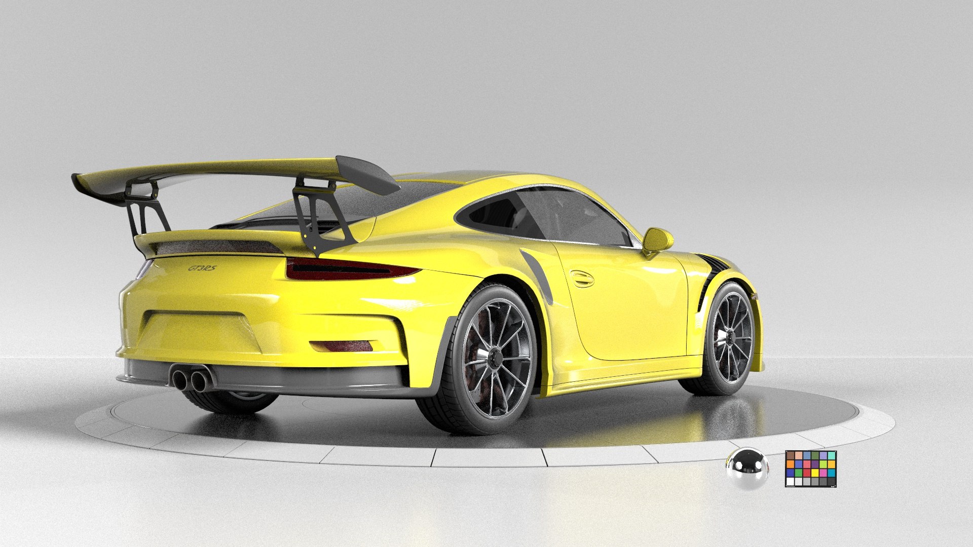 3D Porsche 911 GT3 RS-Rigged And Textured-unreal-vray-redshift ...
