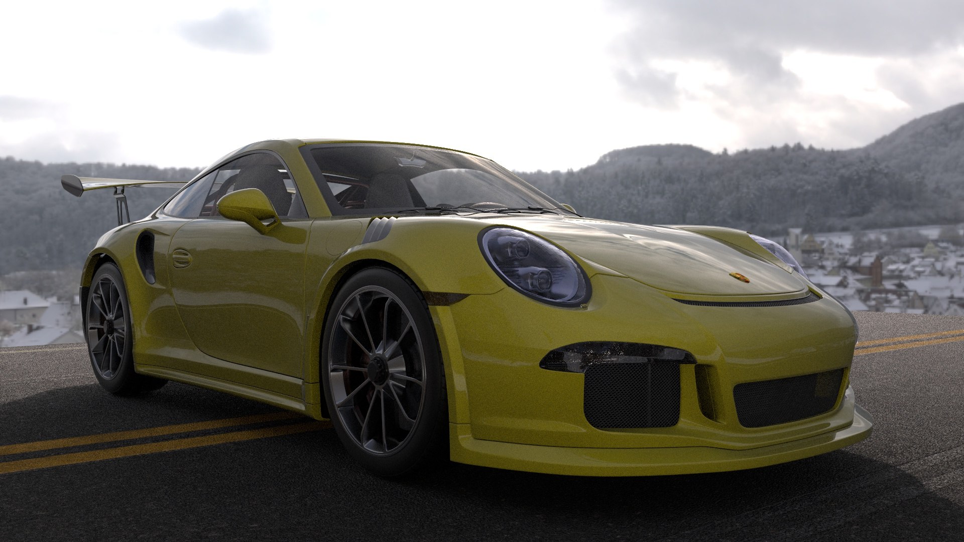 3D Porsche 911 GT3 RS-Rigged And Textured-unreal-vray-redshift ...