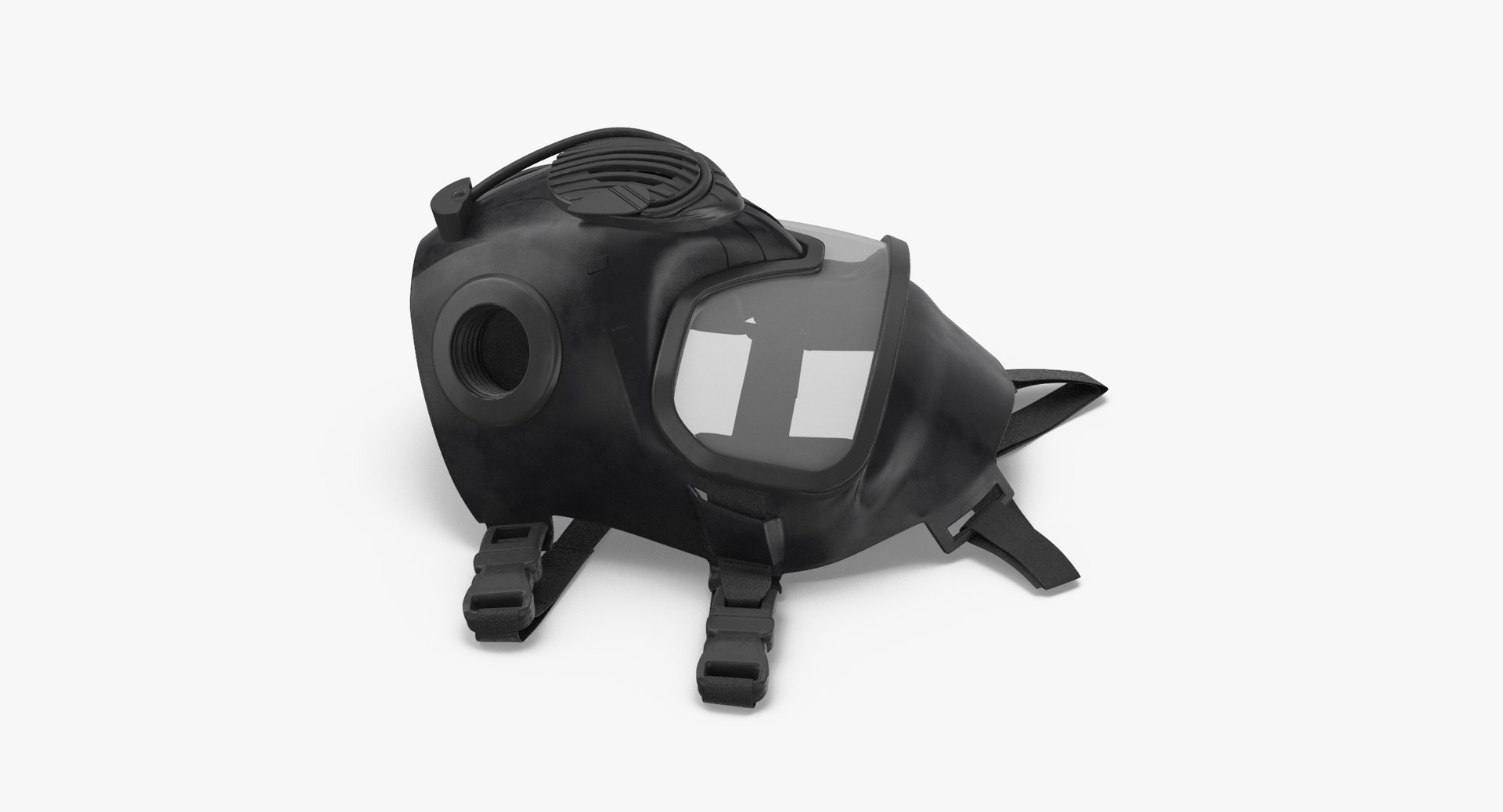 3d Model Police Riot Gear Gas