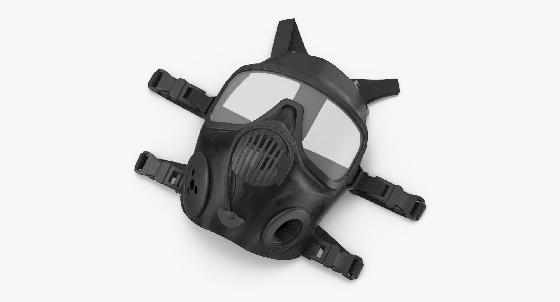 3d Model Police Riot Gear Gas