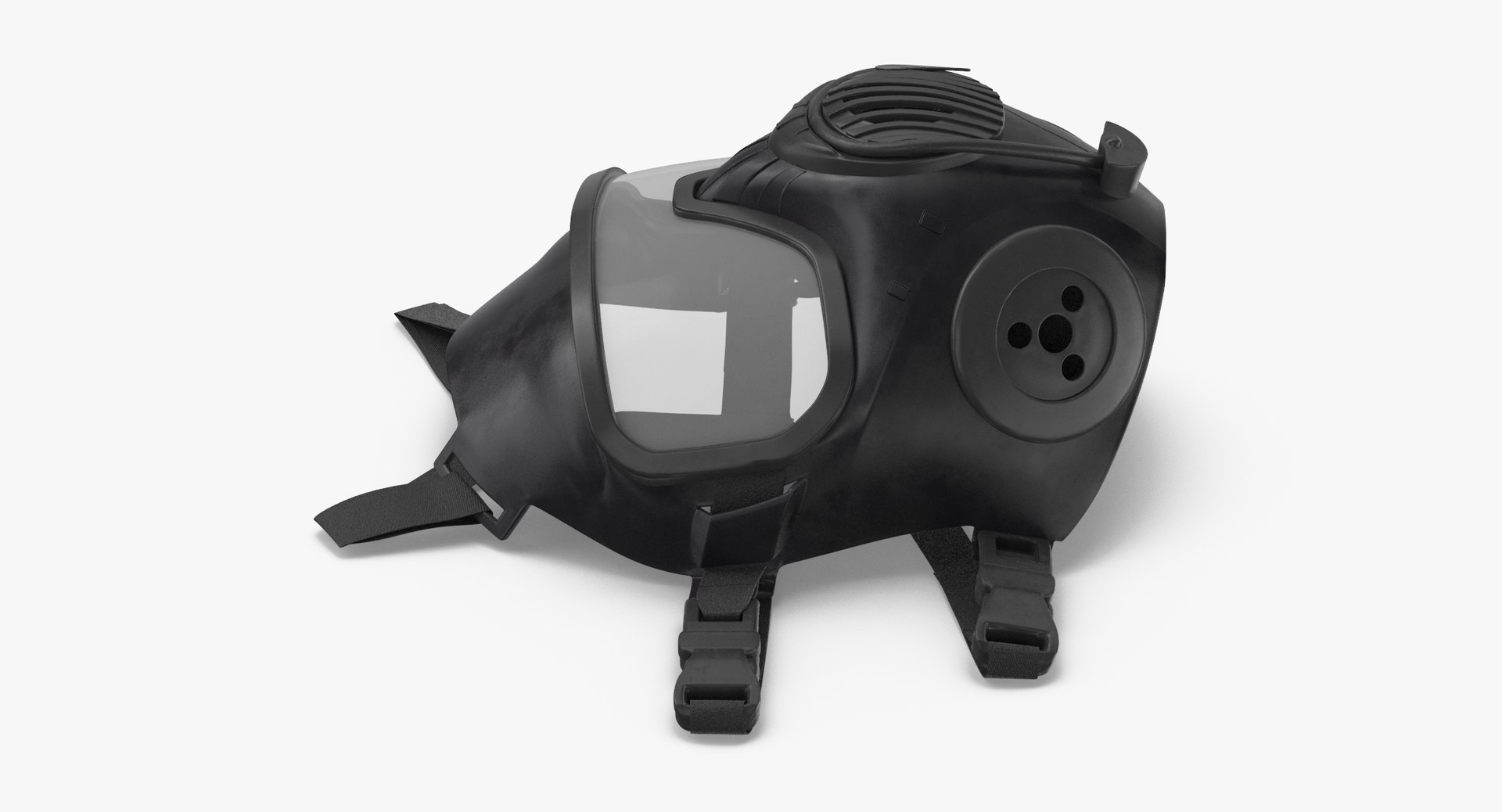 3d Model Police Riot Gear Gas