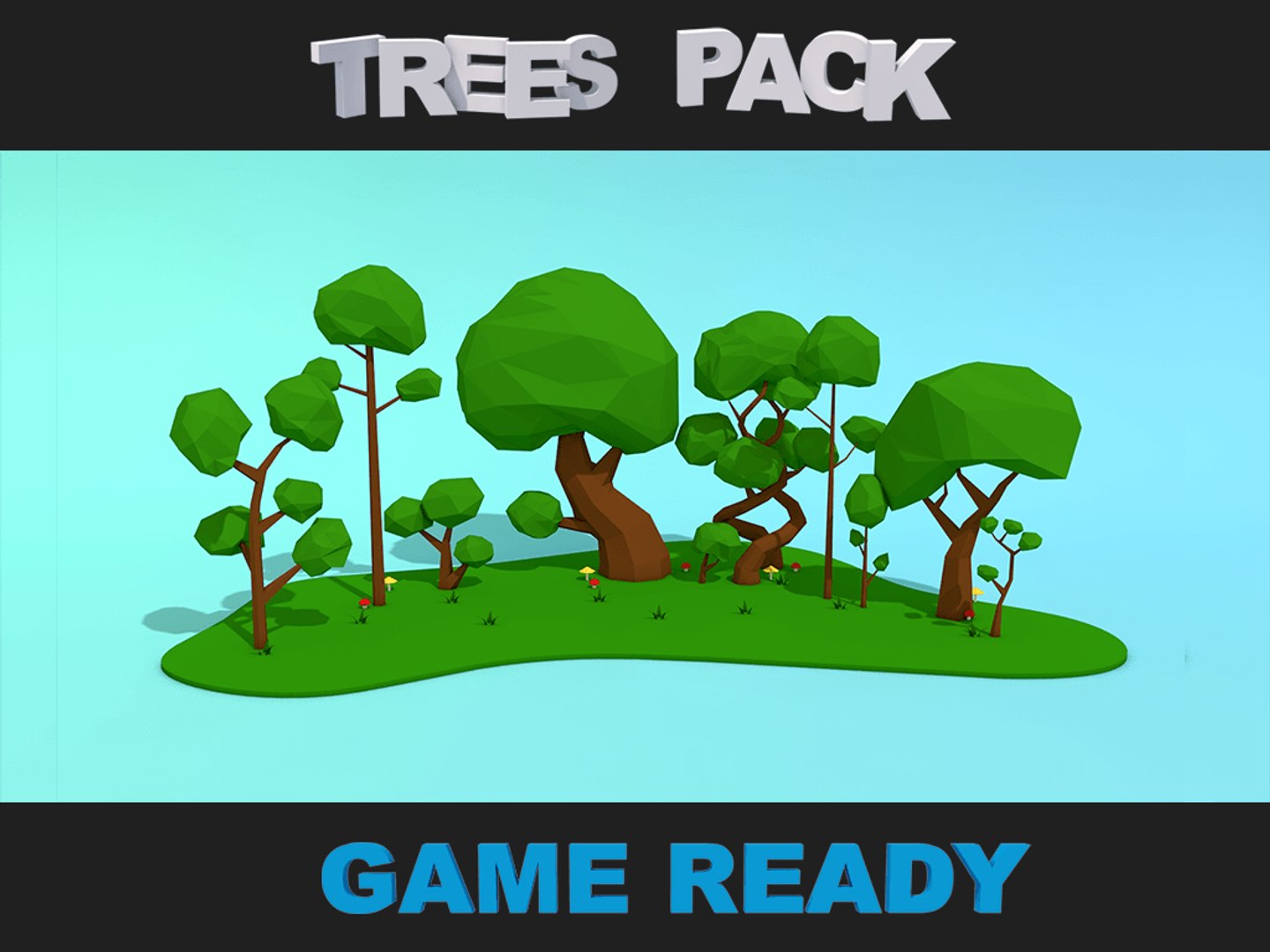 trees pack 3d c4d