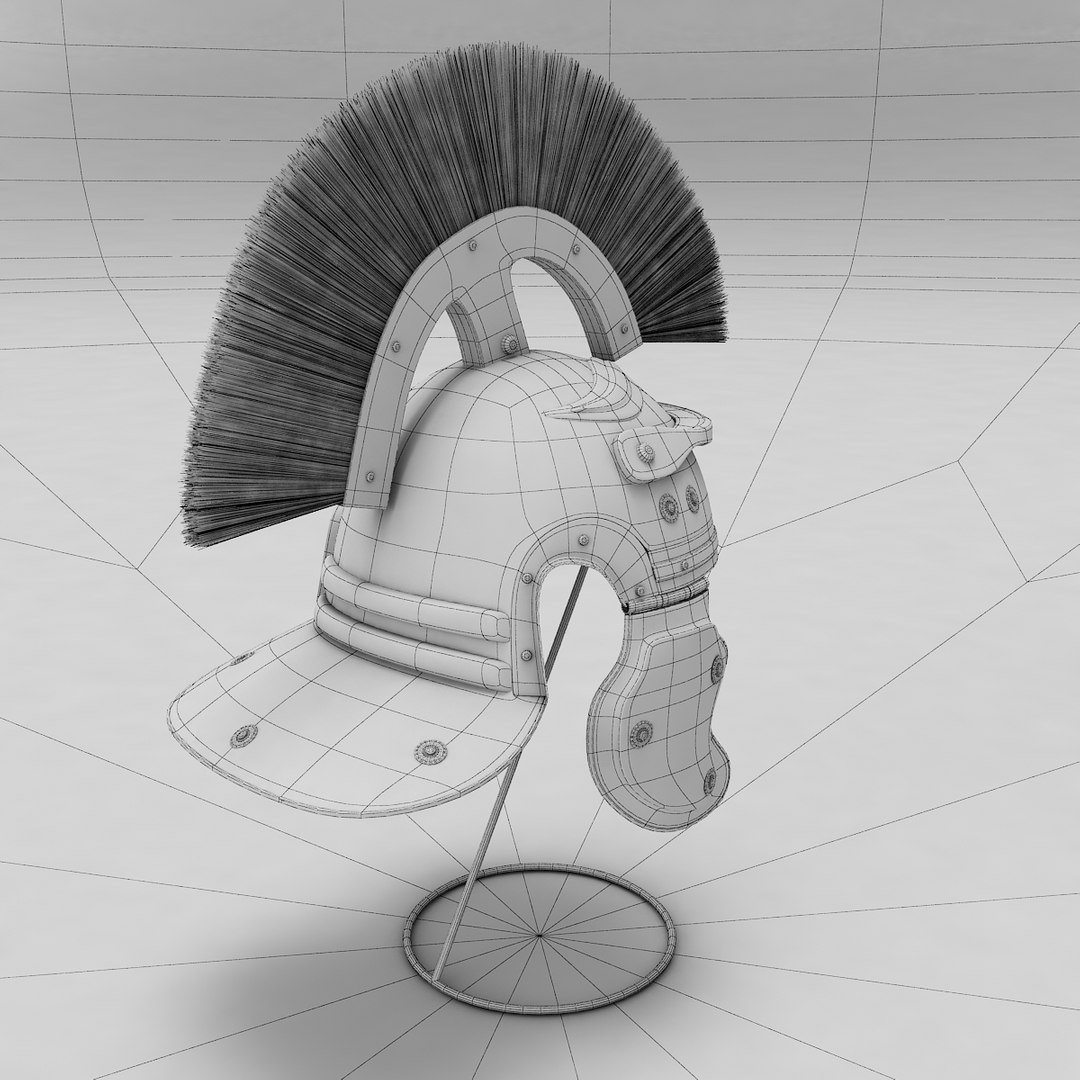 3d model roman helmet 1